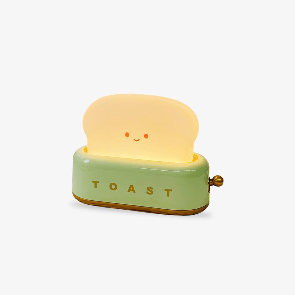 Cute Toaster Night Light – Adjustable LED Bedside Lamp for Bedroom, Do ...
